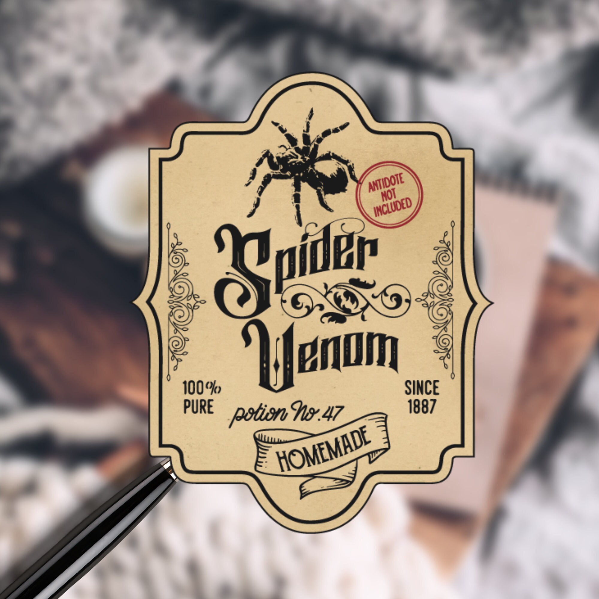 Spider Venom In A Bottle