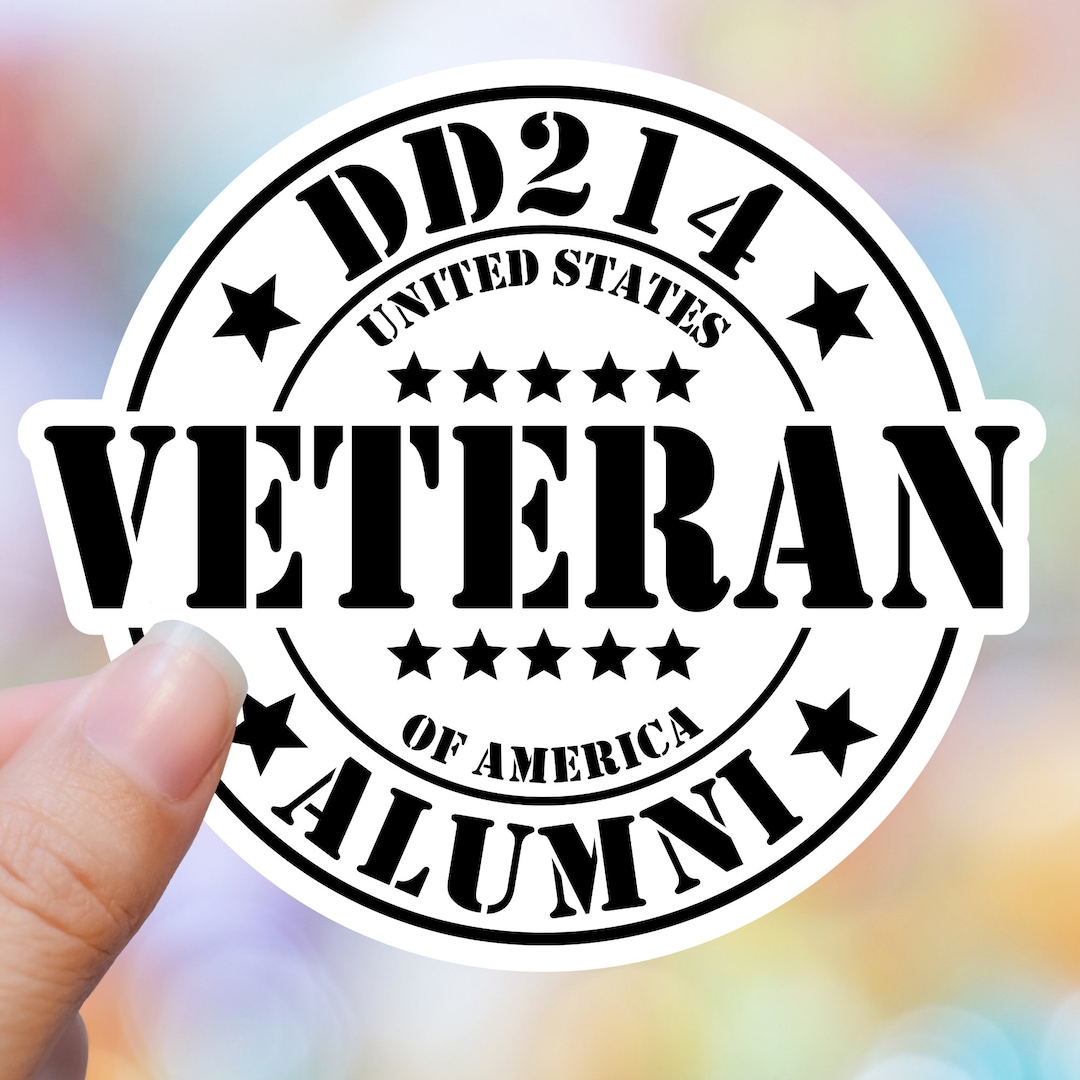 DD-214 Sticker, Military Sticker, Veterans Day Gift, Airforce Retired ...