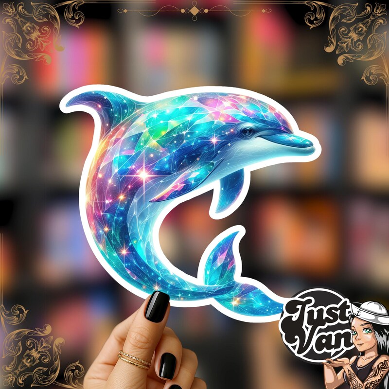 Dolphin Sticker - Etsy