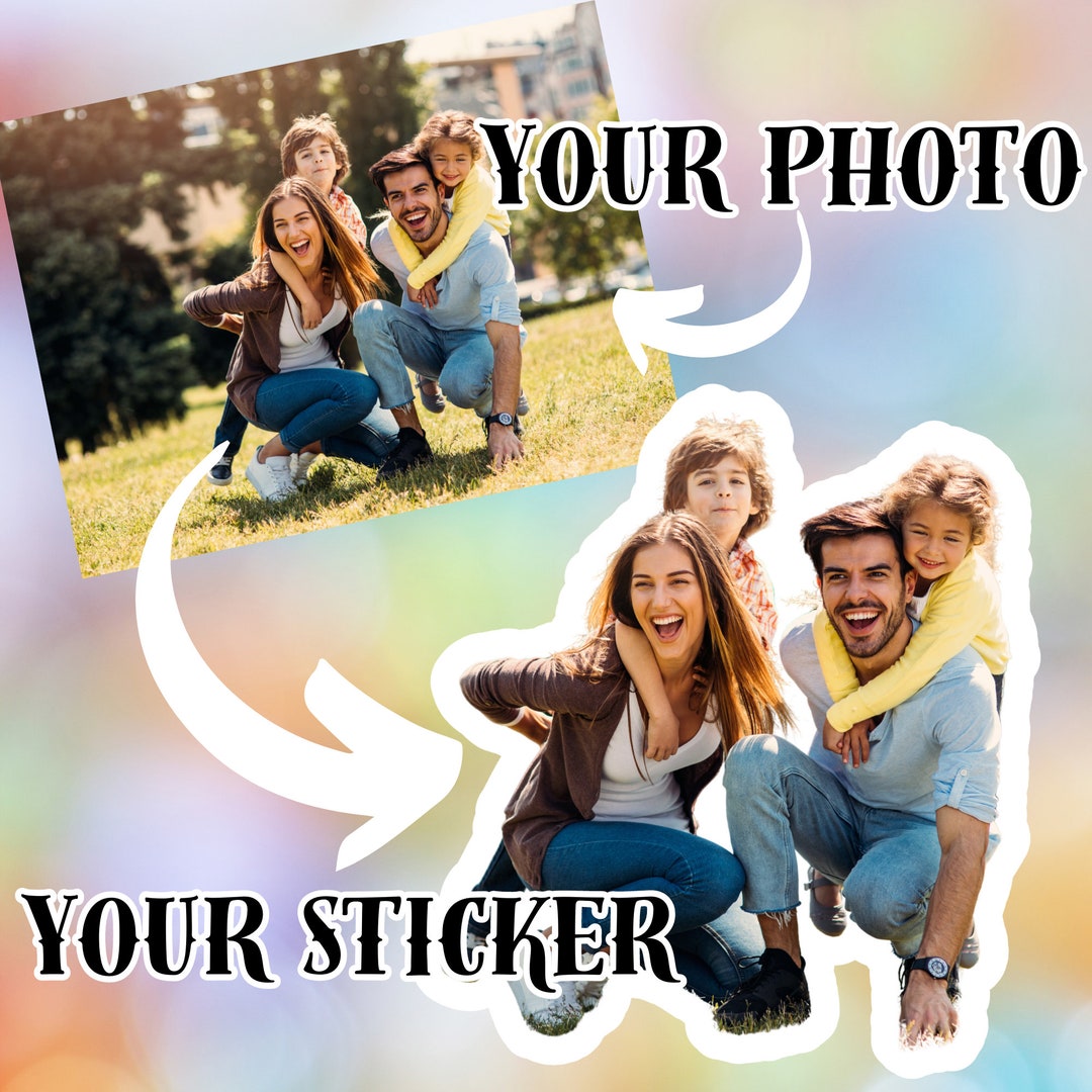 Custom Photo Sticker, Picture Stickers, Personalized Picture to Sticker ...