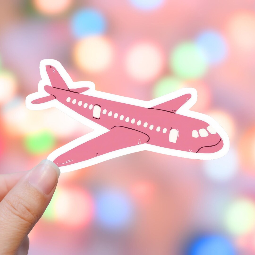 Airplane Love Destination Sticker, Love Travels Sticker, Long Distance ...