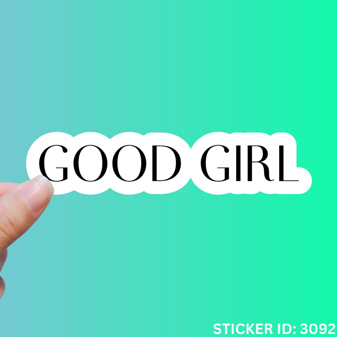Good Girl Sticker Smut Sticker Spice Sticker Book Sticker Tumbler ...
