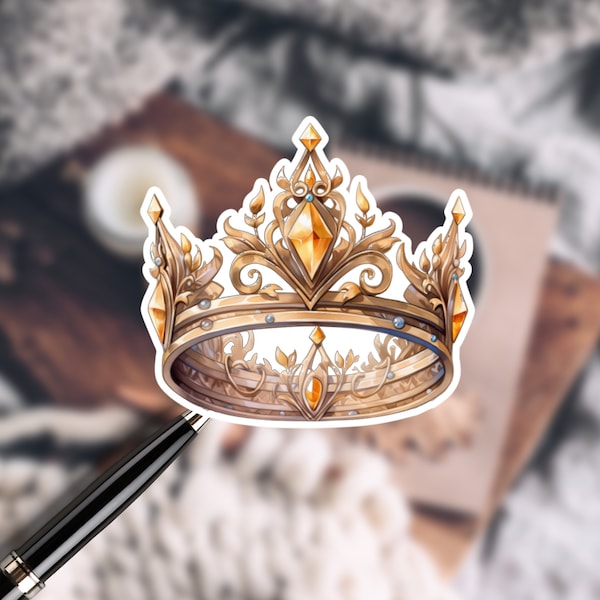 Crown Sticker - Etsy