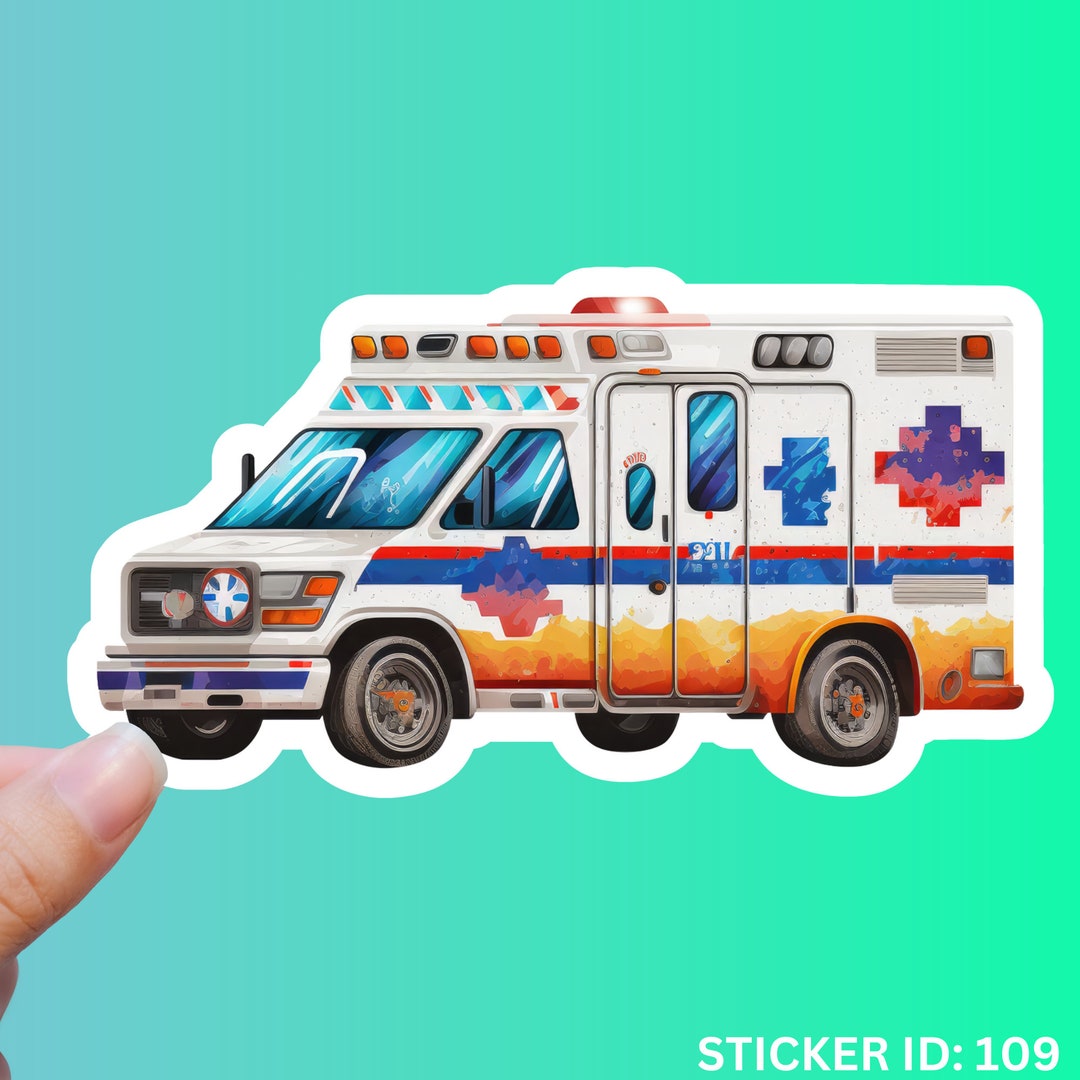 Ambulance Sticker EMT Sticker EMS Sticker First Responder Sticker Nurse ...