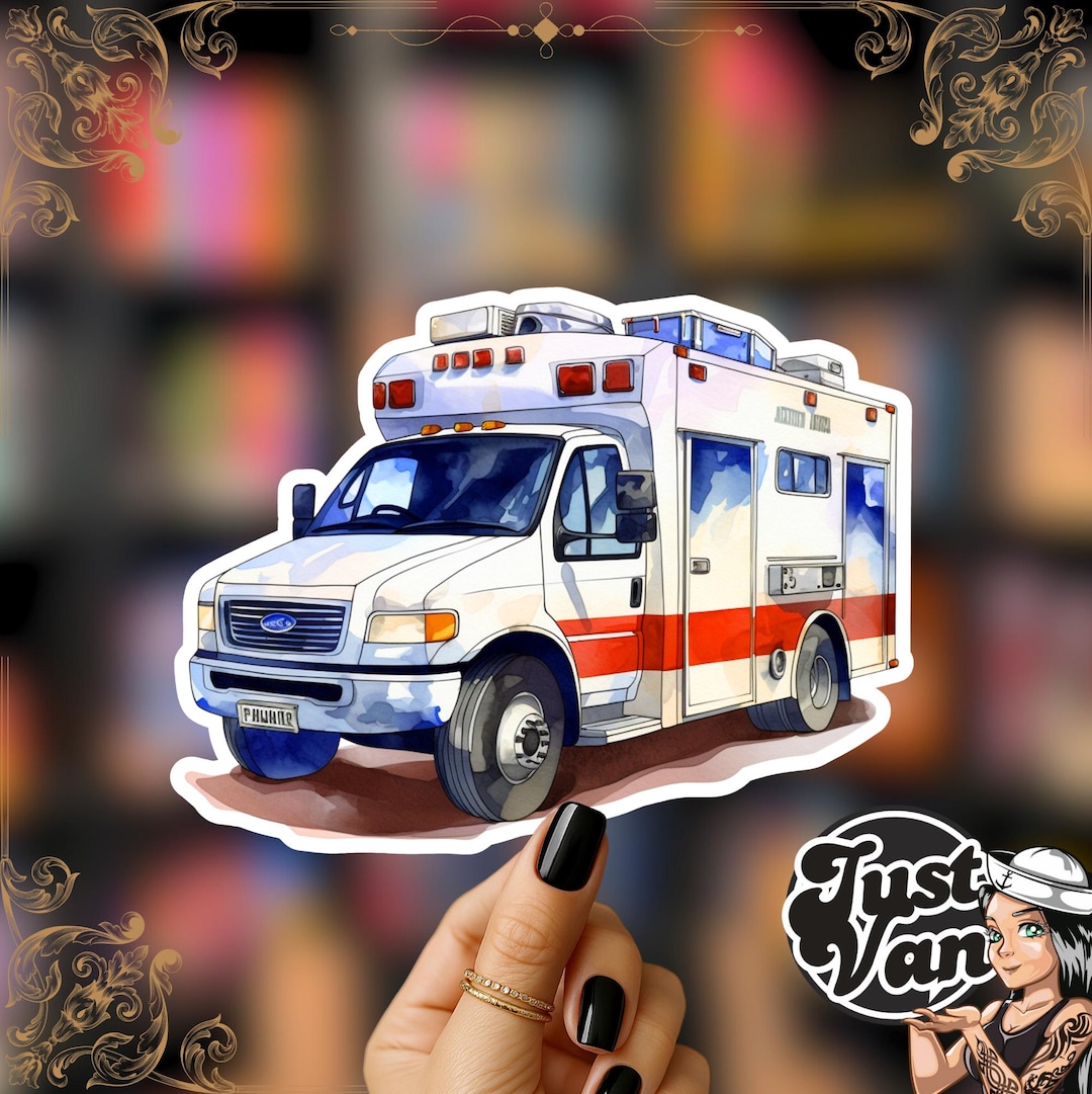 Ambulance Sticker EMT Sticker EMS Sticker First Responder Sticker Nurse ...