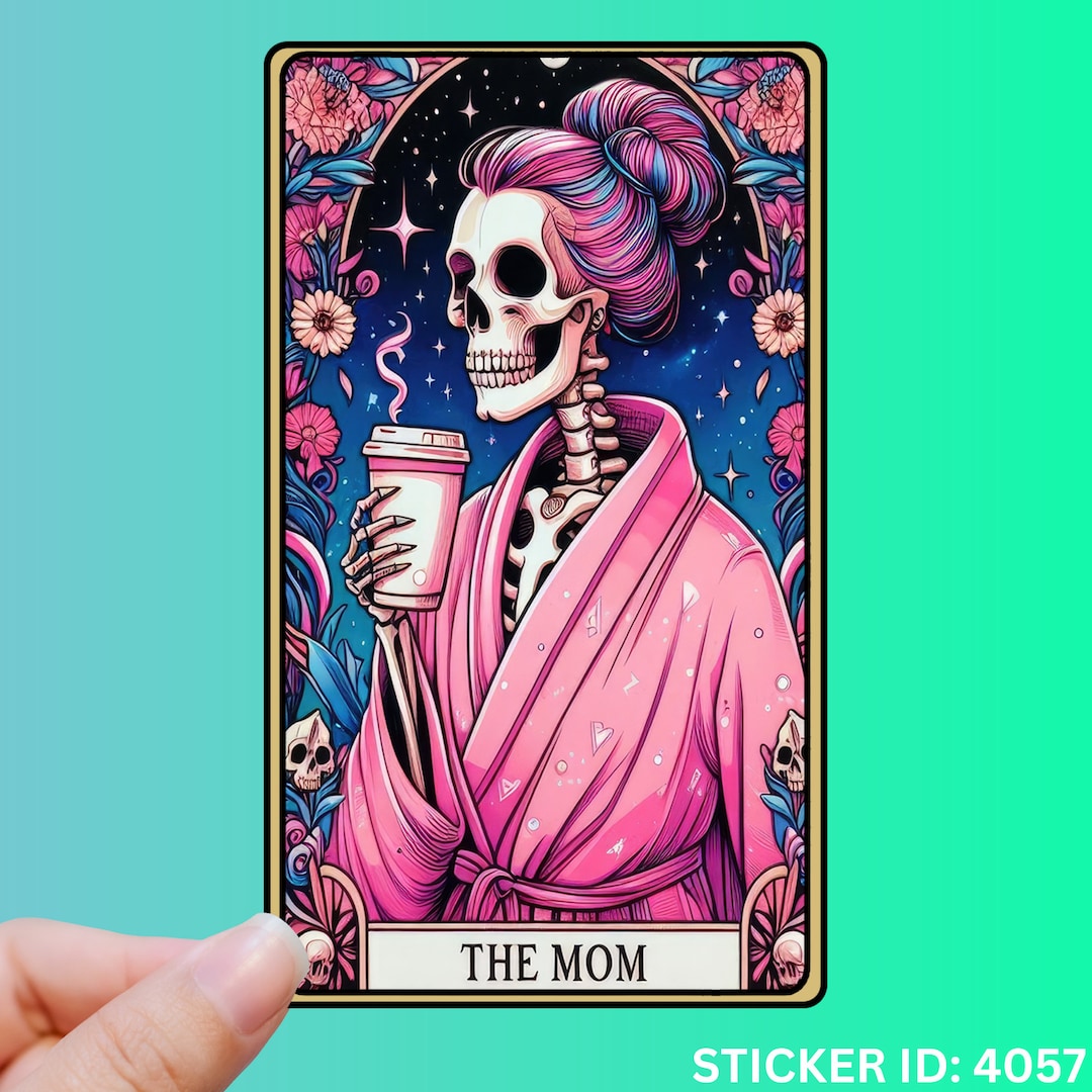 The Mom Tarot Card Sticker Mother Sticker Tarot Sticker Book Sticker ...