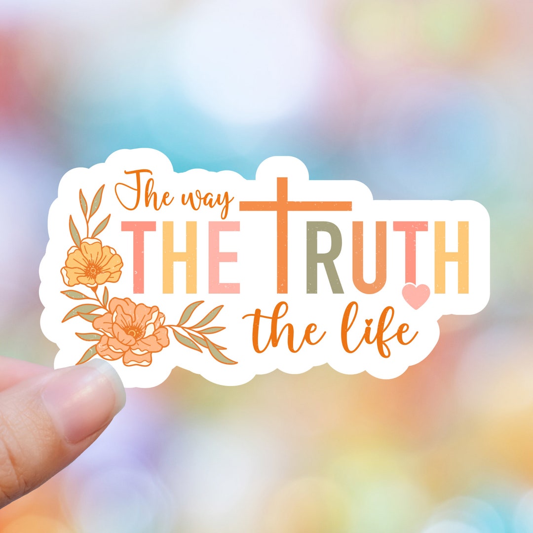 The Truth Sticker Jesus Sticker Funny Sticker Faith Sticker Sarcasm ...