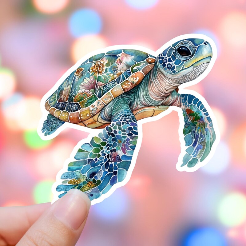 Sea Turtle Decal - Etsy