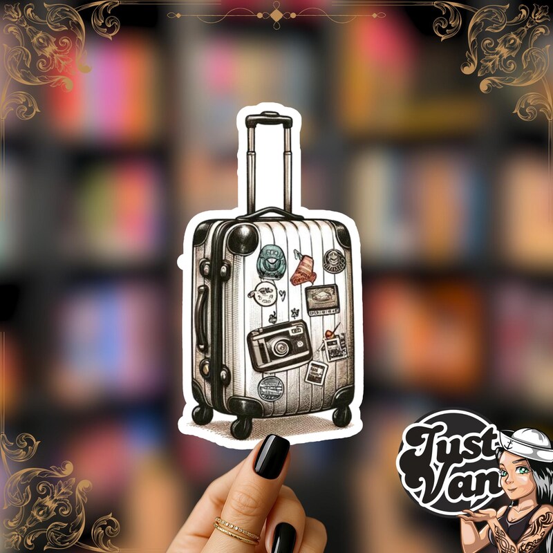 Suitcase Stickers - Etsy