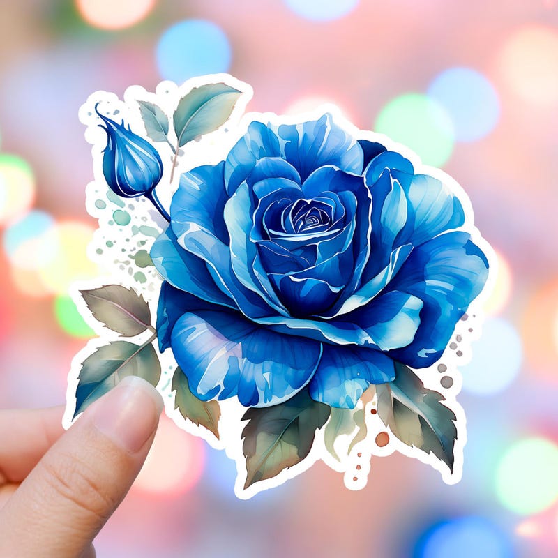 Blue Roses - Etsy