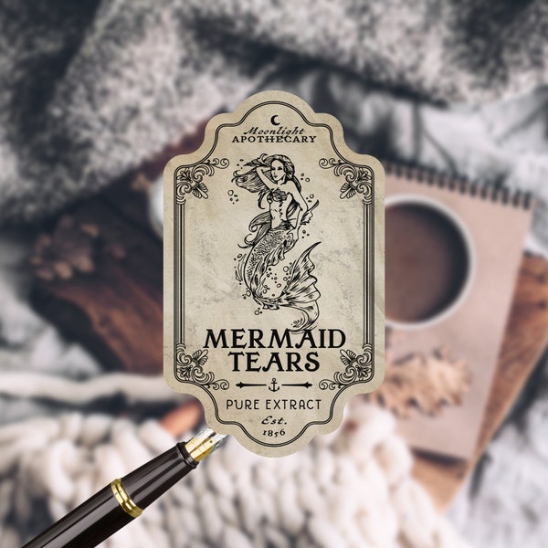 Mermaid Tears Potion Bottle - Etsy