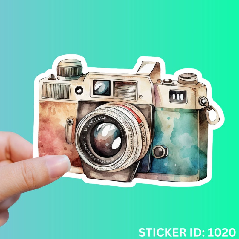 Camera Stickers - Etsy