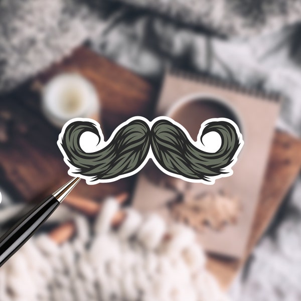 Mustache Stickers - Etsy