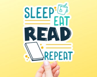 Eat Sleep Read - Etsy