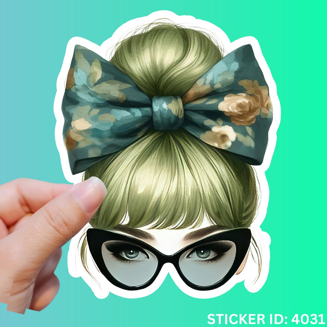 Messy Bun Sticker Mom Sticker Mama Mommy Mothers Day Sticker Gift for ...