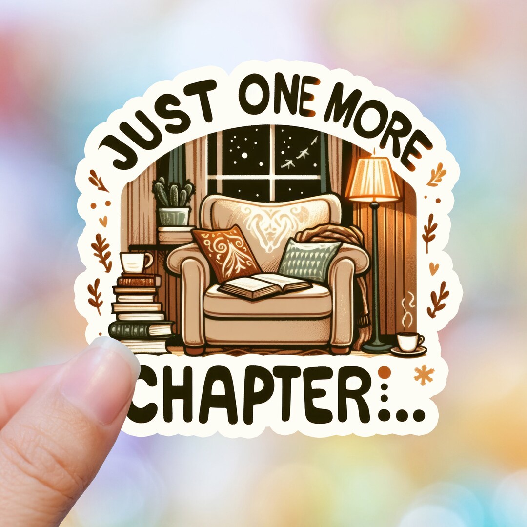 One More Chapter Sticker Book Sticker Smut Sticker Kindle Sticker ...