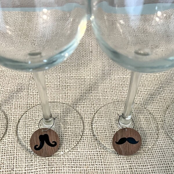 Mustache Wine Glass - Etsy