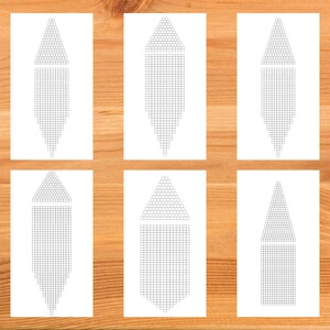 Bead Template - Graph Paper for Brick Stitch Bead Weaving Earrings ...