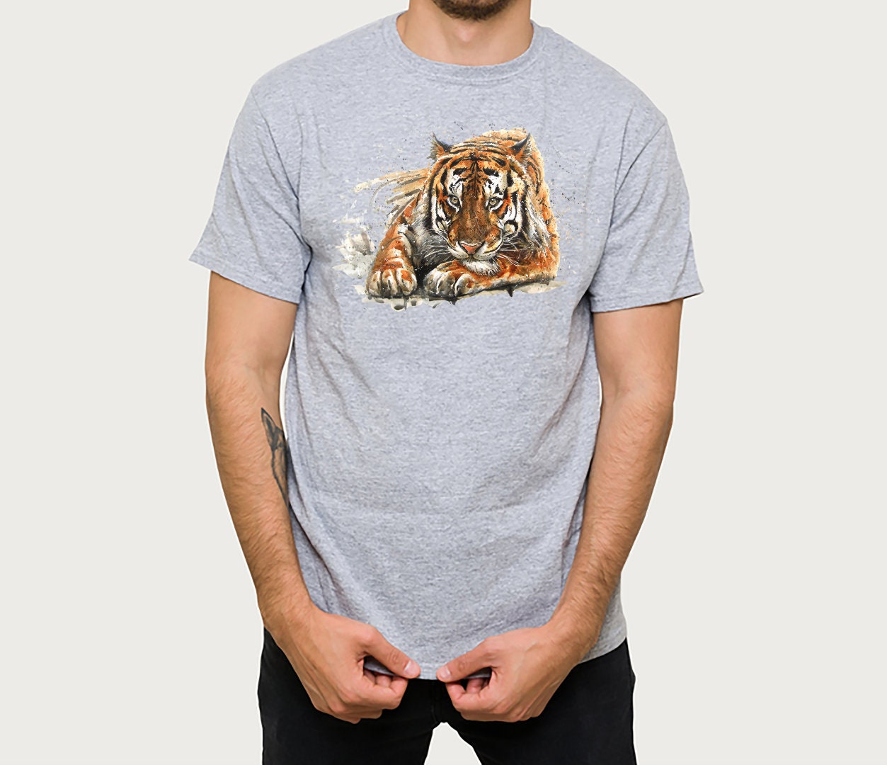 Tiger Png Watercolor Tiger Tiger Sublimation Design - Etsy