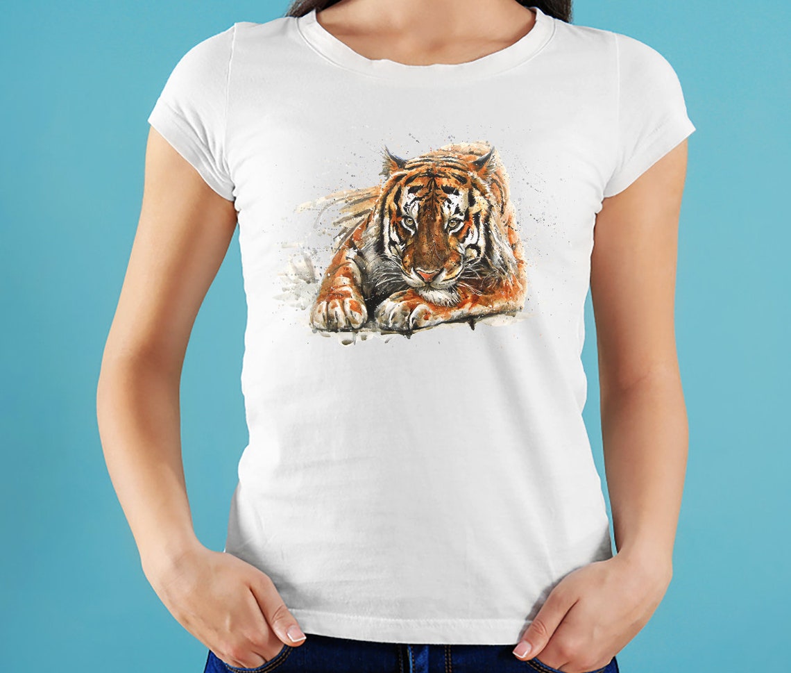 Tiger Png Watercolor Tiger Tiger Sublimation Design - Etsy