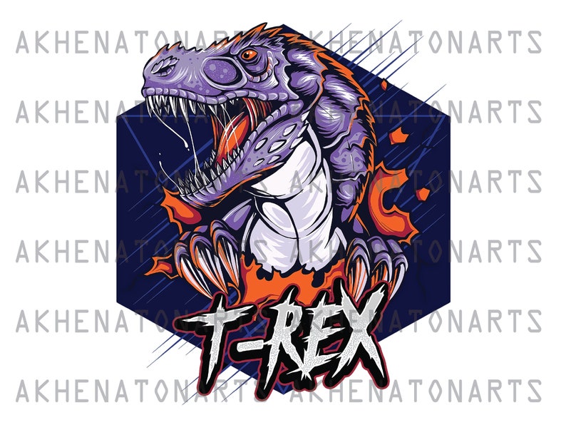 Angry T-rex Dinosaur Png T-rex Clipart Dinosaur Png - Etsy