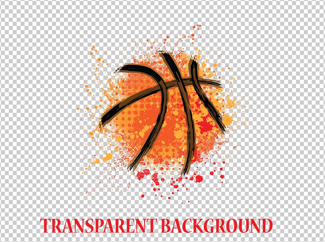 Basketball Png 6 Designs Distressed Basketball - Etsy