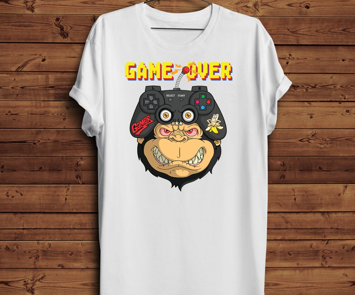 Gorilla Gamer Png Gorilla Gaming Gorilla Head Gorilla | Etsy