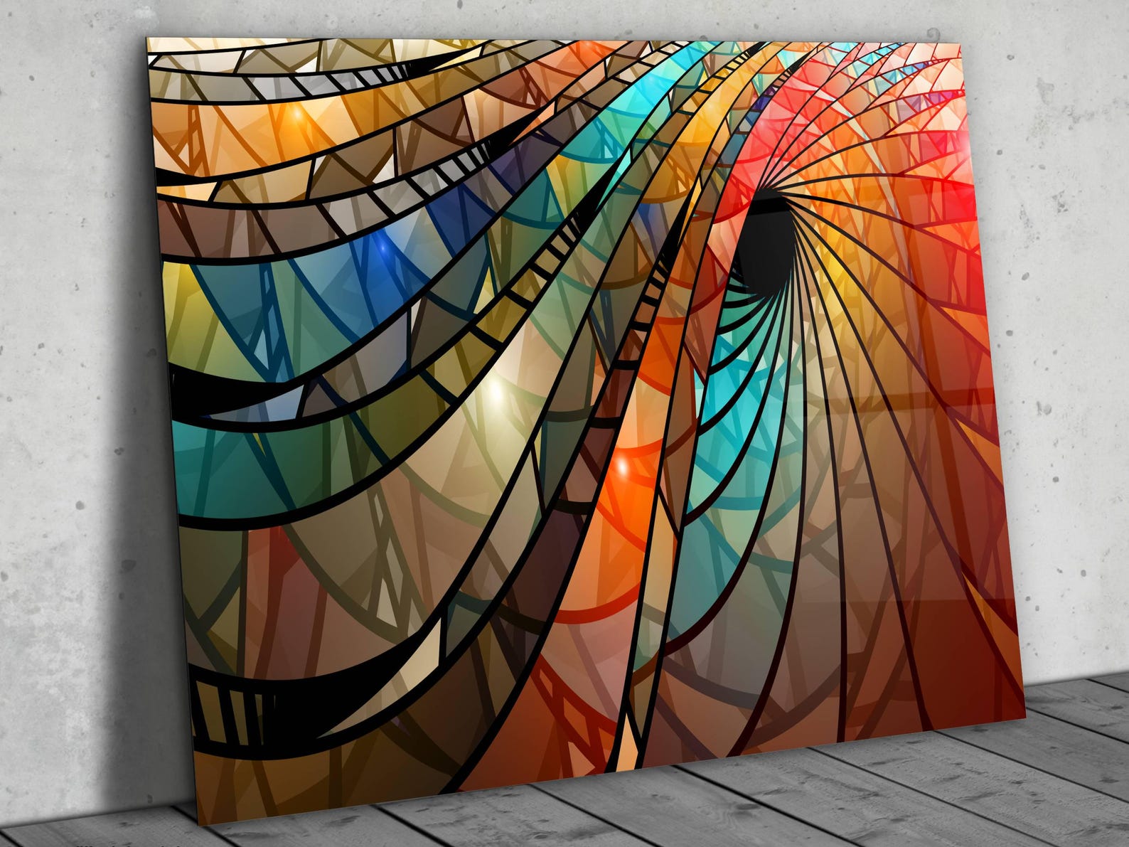 Customizable Tempered Glass Wall Art: UV Printed Home Decor - Etsy