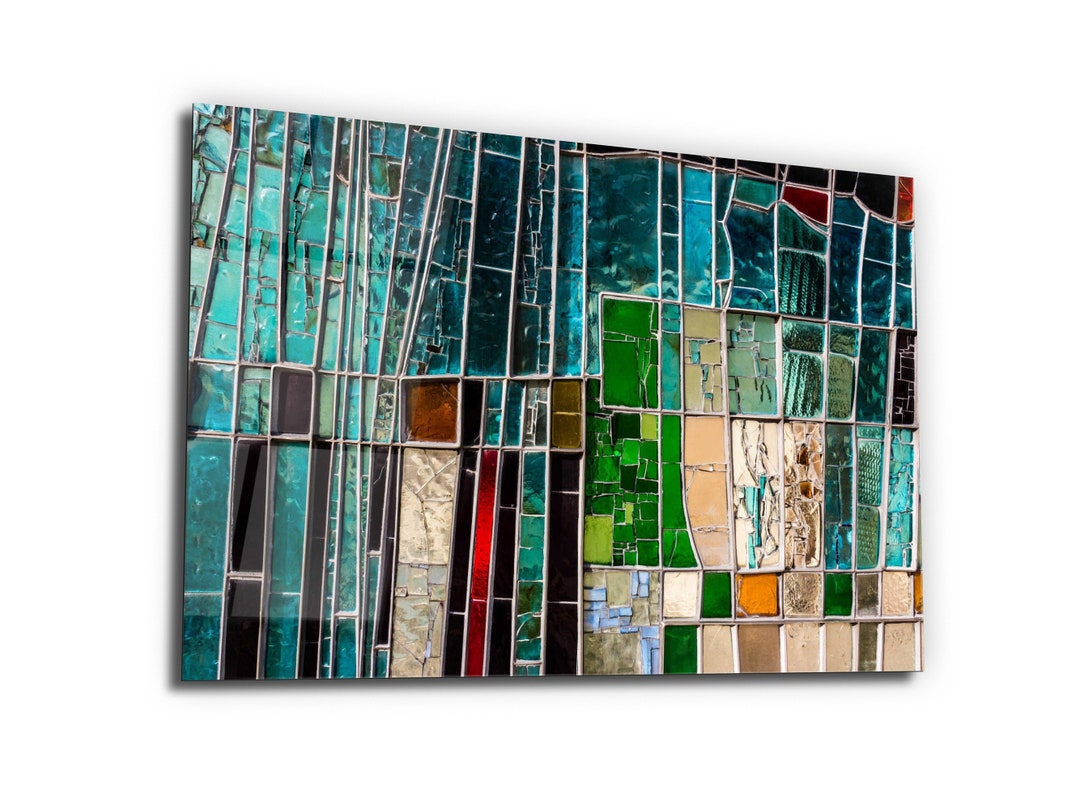 Colorful Tempered Glass Wall Art-wall Decor-home Decor-glass Printing ...