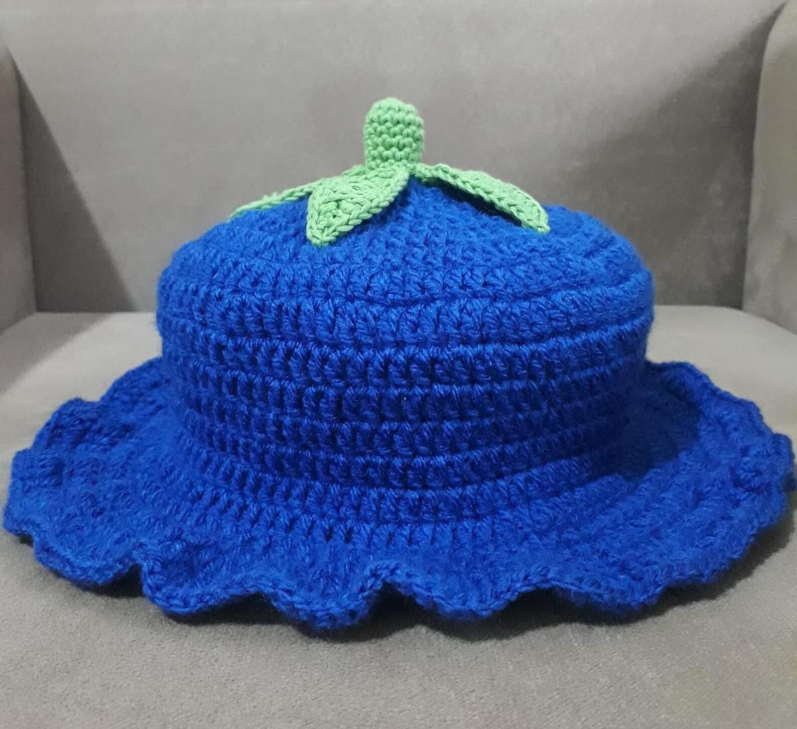 Blueberry Bucket Hat Cute Fruit Crochet Handmade Hat - Etsy