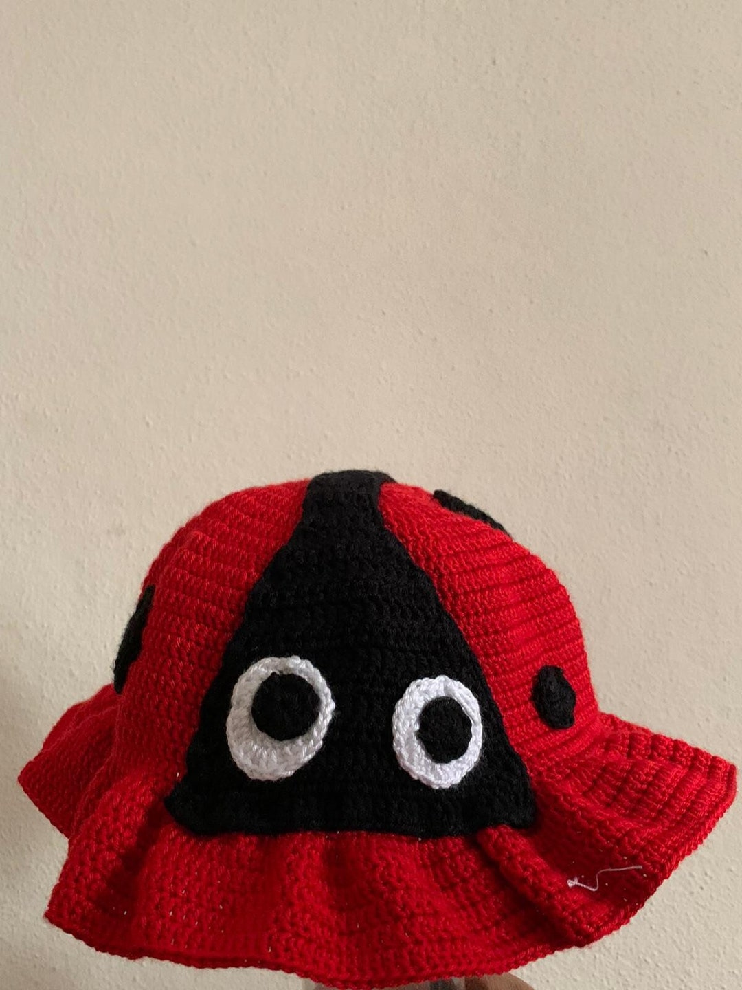 Ladybug Bucket Hat | Sweet Crochet Handmade Hat - Etsy