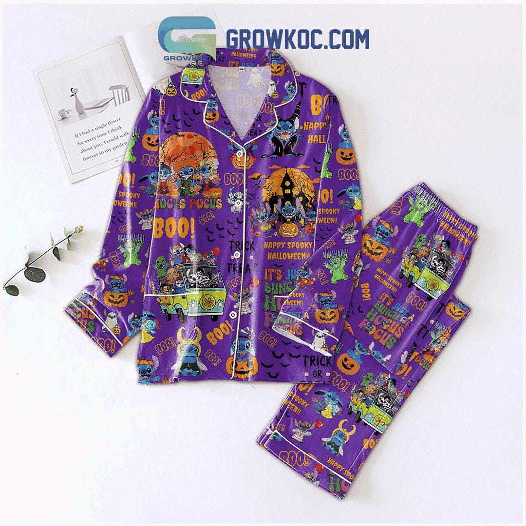 Stitch and Hocus Pocus Pajamas - Etsy