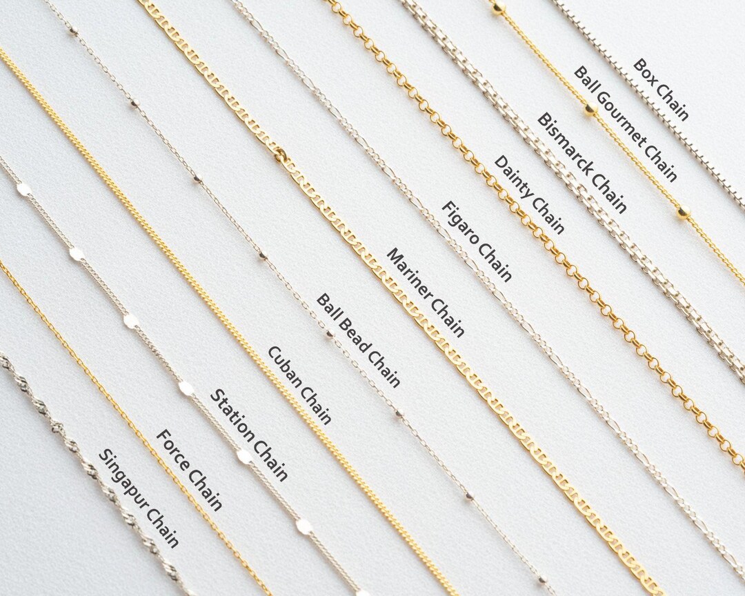 925 Sterling Silver Chain Necklace, Box Chain, Ball Gourmet Chain ...