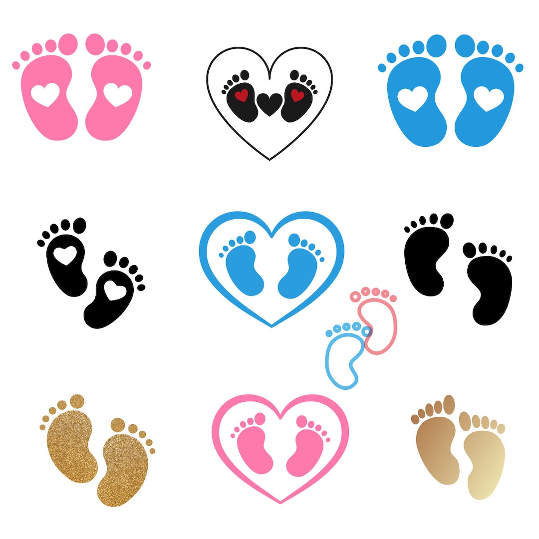 Baby Feet Print. Baby Footprint. Digital Download| Mom to Be Gift. Baby ...