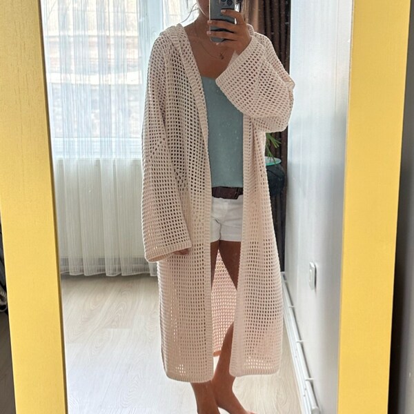 Crochet Cardigan - Etsy