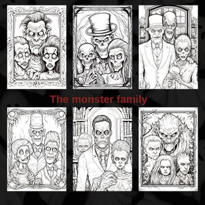 67 the Monster Family Coloring Pages gothic Ravens Coloring Pages ...