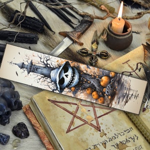 Set 2 Halloween 20 Bookmarks Printable Bookmarks Digital Download ...
