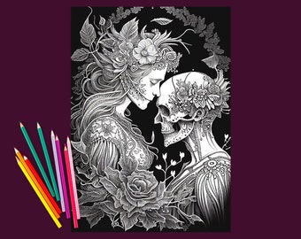 Adult and Kids Coloring Book Page, /digital Download/coloring Page ...