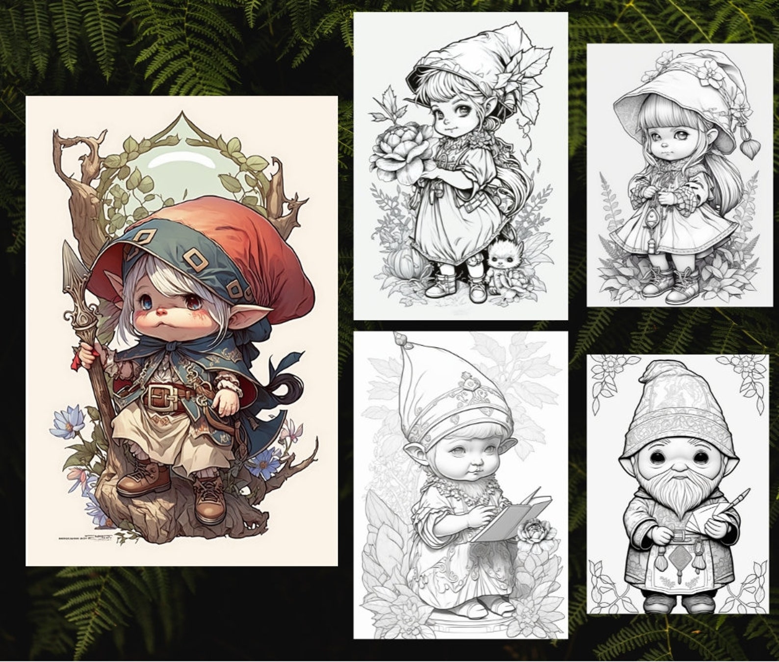 71 Gnomes of the Rising Sun: A Japanese Coloring Adventure - Etsy Canada