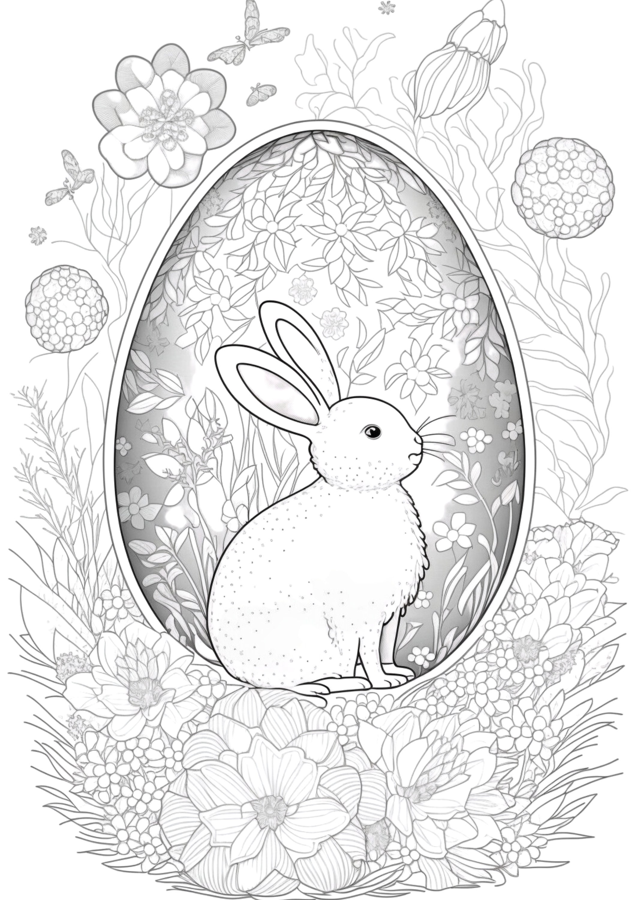 Easterjoy Bunny Adventures and Eggstravaganza Coloring Book - Etsy UK