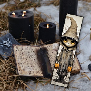 Set 2 Halloween 20 Bookmarks Printable Bookmarks Digital Download ...