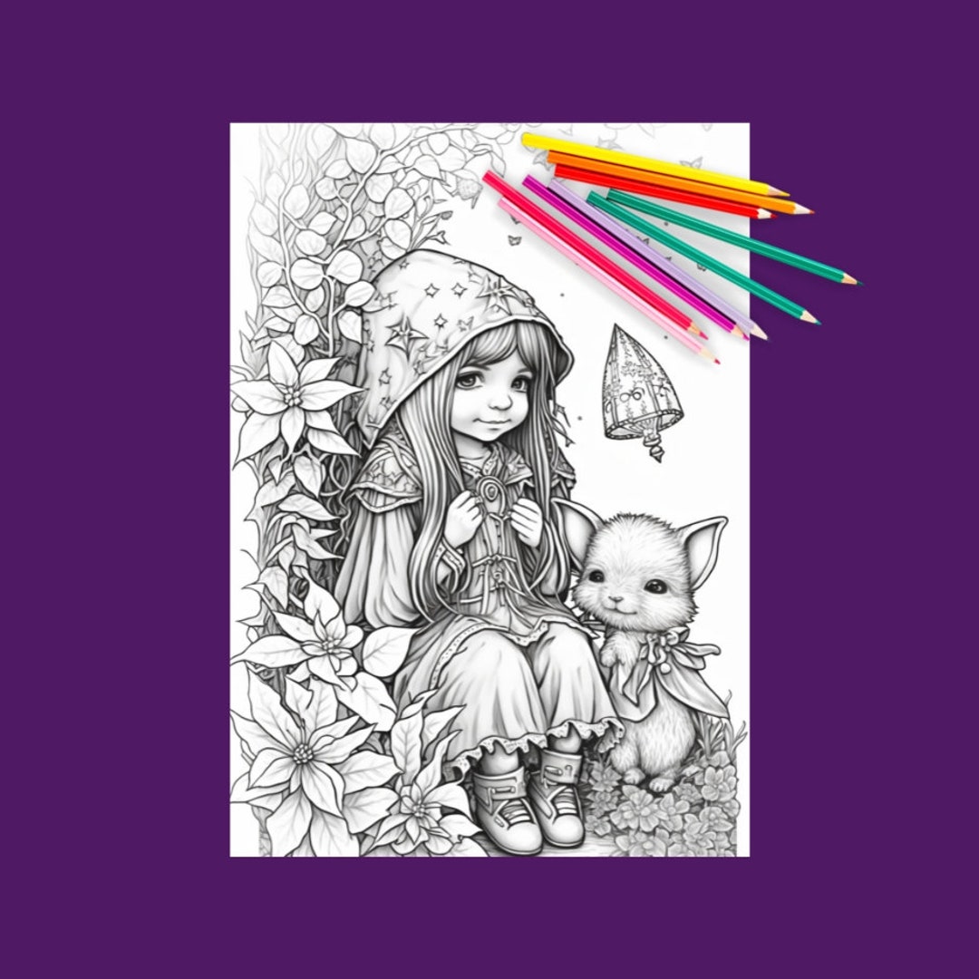 Coloring Book Page /digital Download/coloring Page Printable Pdf, Png ...