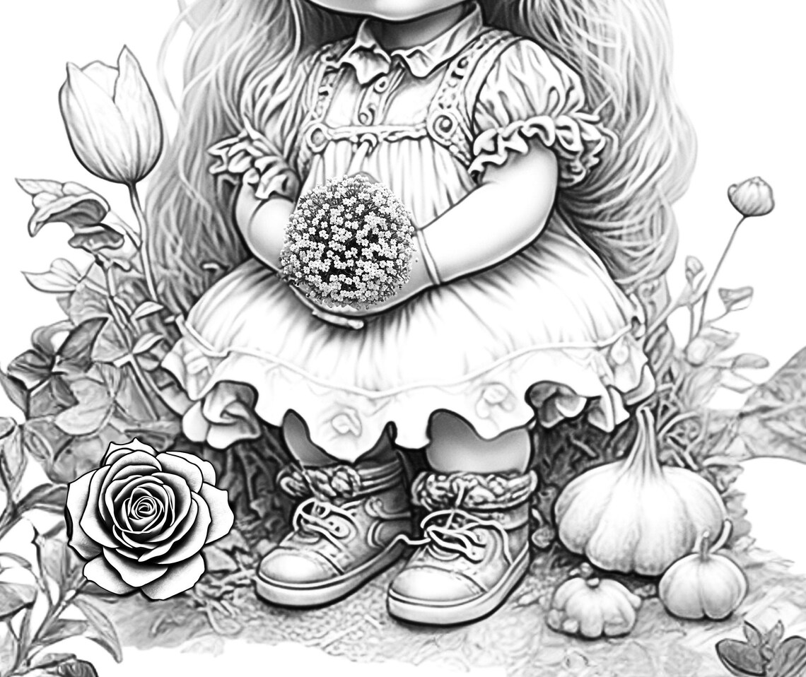 Adult and Kids Coloring Book Page /digital Download/coloring - Etsy