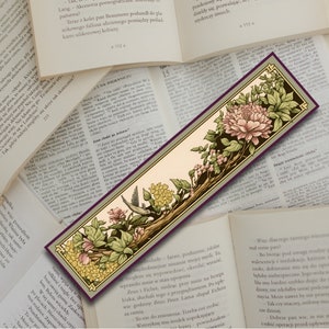 Spring Evening Bookmarks Set of 15 Bookmarks Digital Collage Printable ...