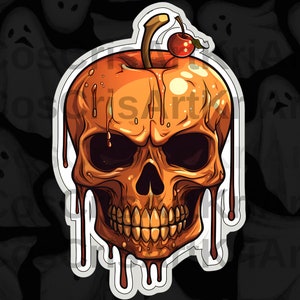 Candy Apple Sticker, Clipart, Transparent Png, Commercial Use Digital ...