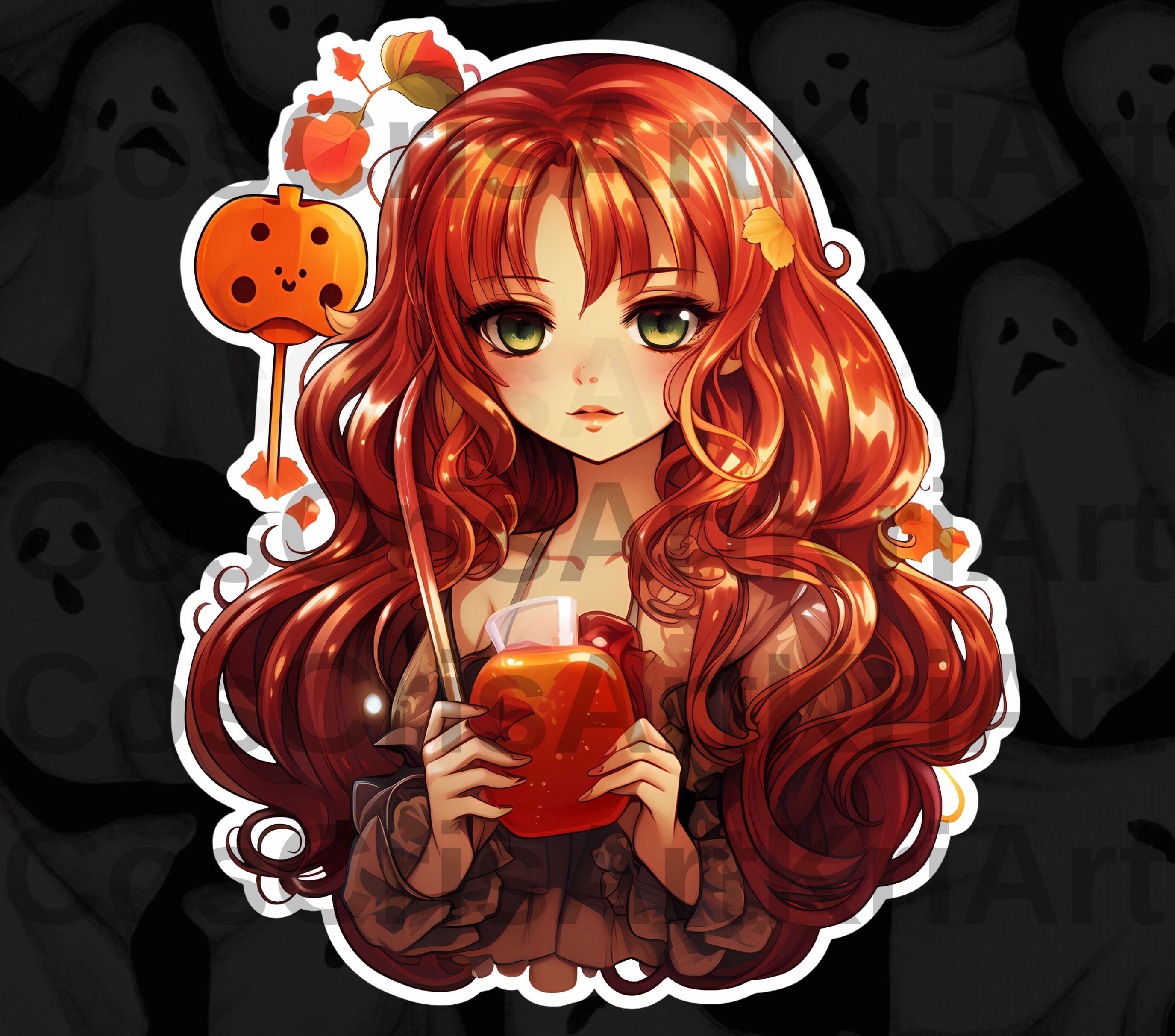 Candy Apple Sticker Clipart Transparent Png Commercial Use - Etsy