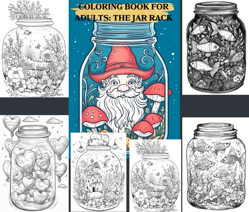 Artbycoscrisart:adult Coloring Book Digital Download Pages - Etsy