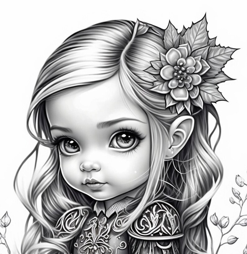 Adult and Kids Coloring Book Page /digital Download/coloring - Etsy