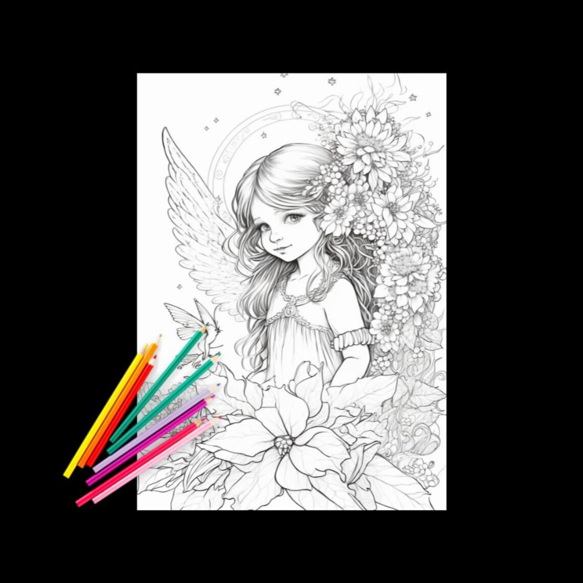 Adult and Kids Coloring Book Page /digital Download/coloring - Etsy