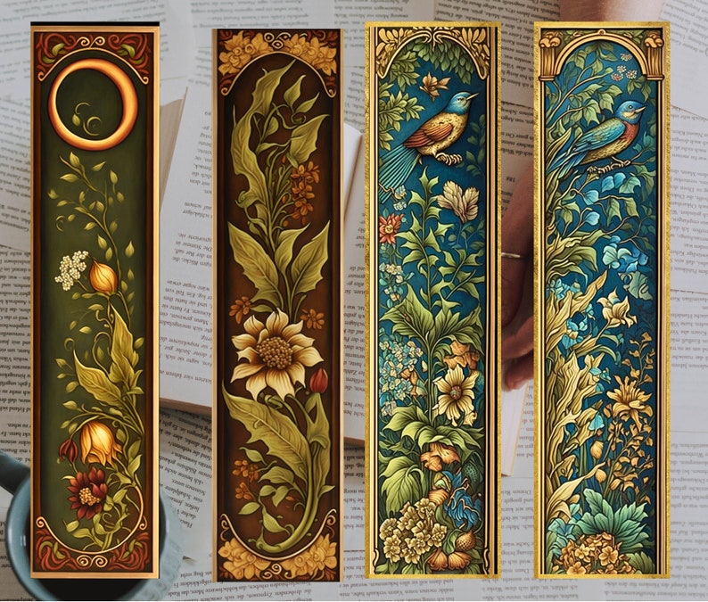 Nature's Bounty Bookmarks Set of 20 Bookmarks Digital - Etsy